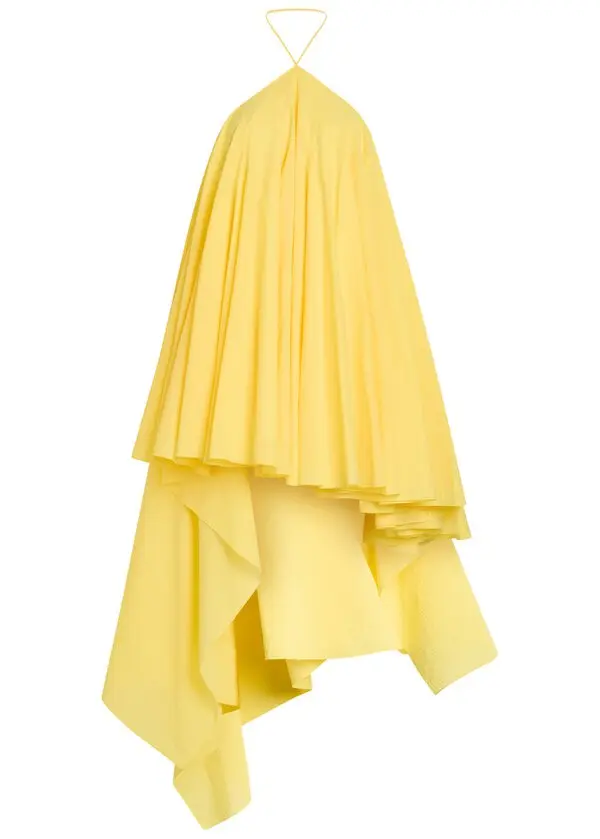 Jacquemus La Triangle Courte Mini Dress - Yellow