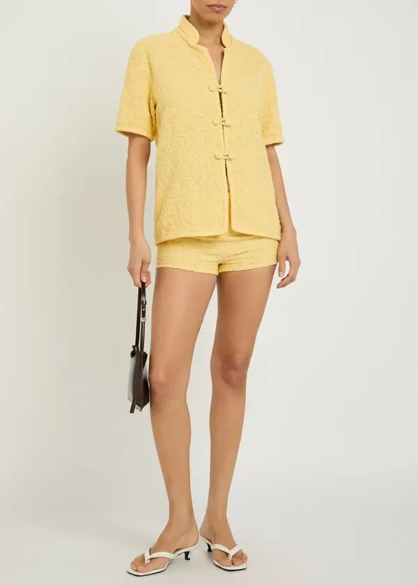 LIBEROWE Madeline Tweed Shorts - Yellow