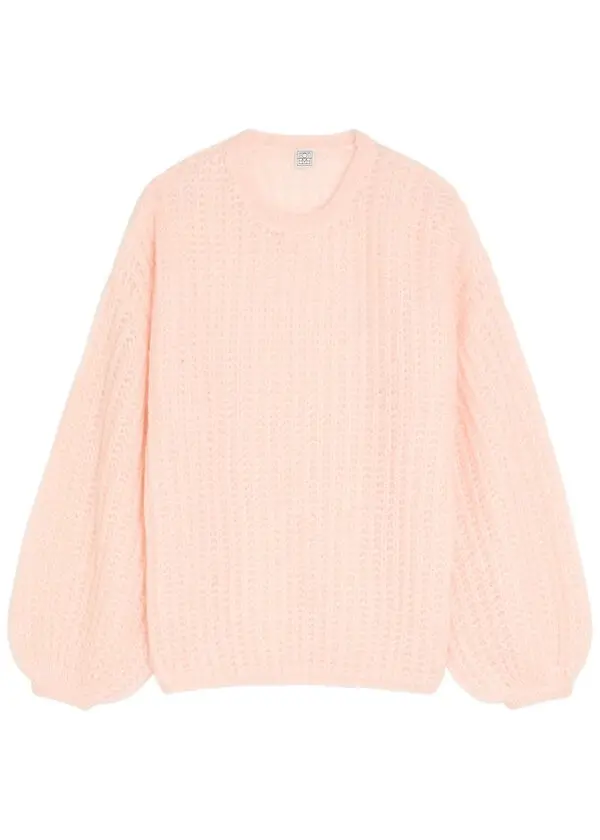 TOTEME Puffed Mohair-blend Jumper - Light Pink