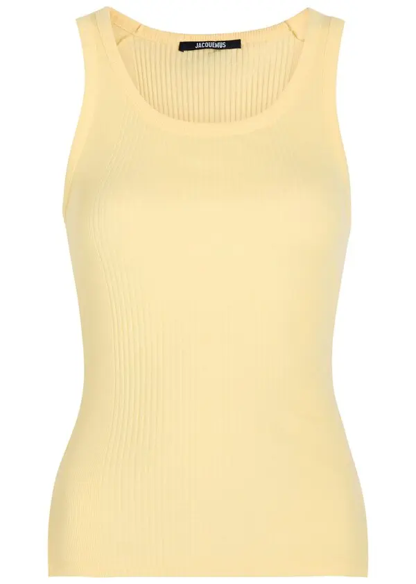Jacquemus Le Marcel Rone Carré Tank Top - Yellow