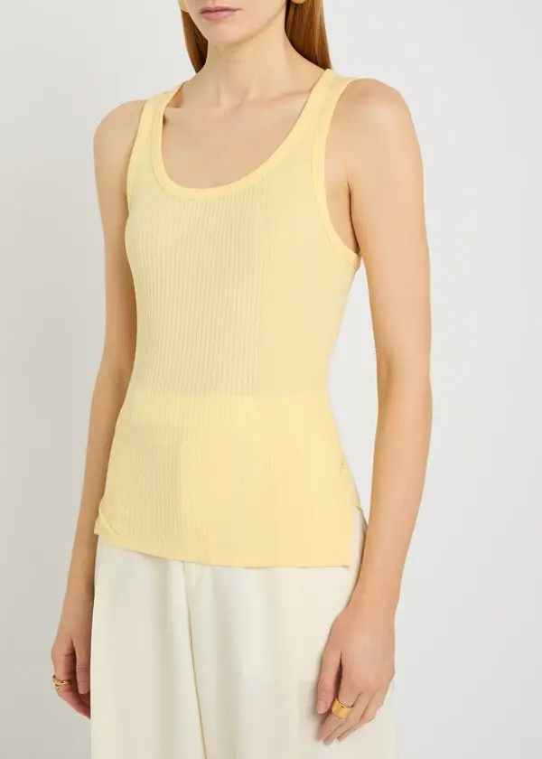 Jacquemus Le Marcel Rone Carré Tank Top - Yellow