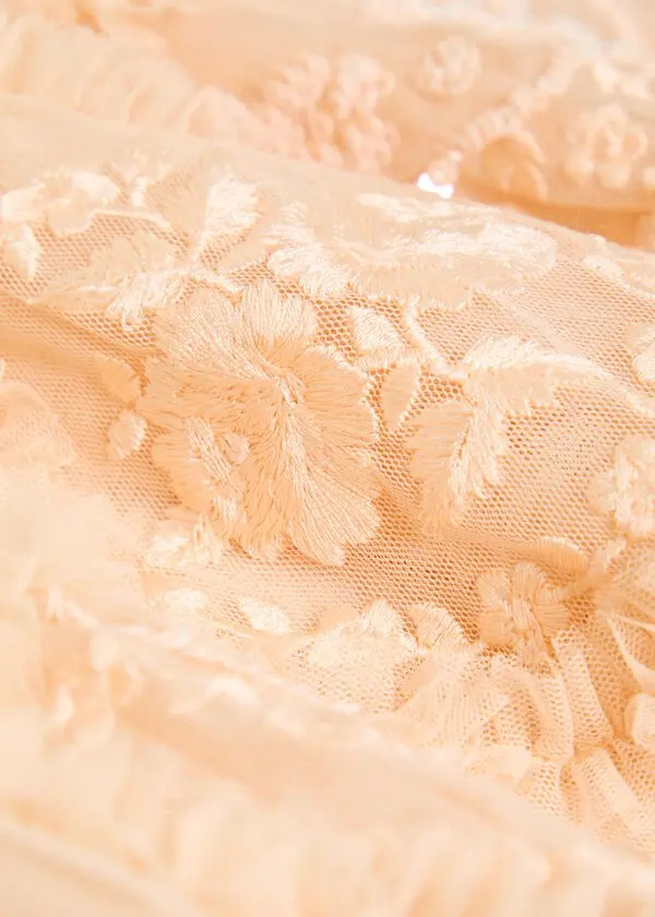 NEEDLE & THREAD Carmen Ruffled Tulle Gown