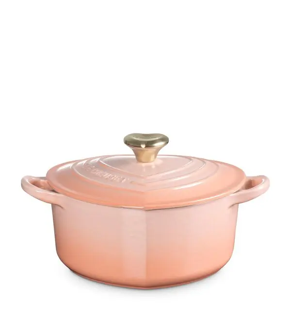 LE CREUSET Cast Iron Heart Casserole Dish - Orange