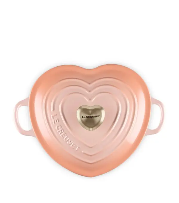 LE CREUSET Cast Iron Heart Casserole Dish - Orange