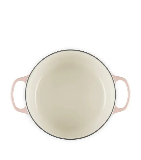 LE CREUSET Cast Iron Petal Casserole Dish - Orange