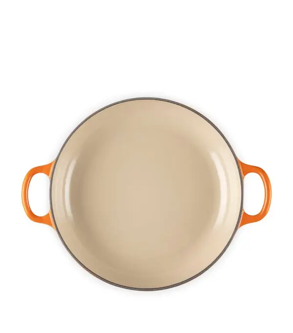 LE CREUSET Cast Iron Shallow Casserole Dish - Orange