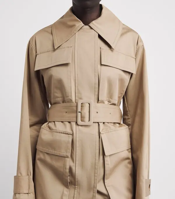JOSEPH Cotton Short Shama Jacket - Beige