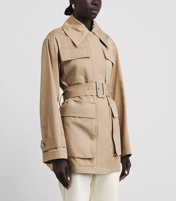 JOSEPH Cotton Short Shama Jacket - Beige