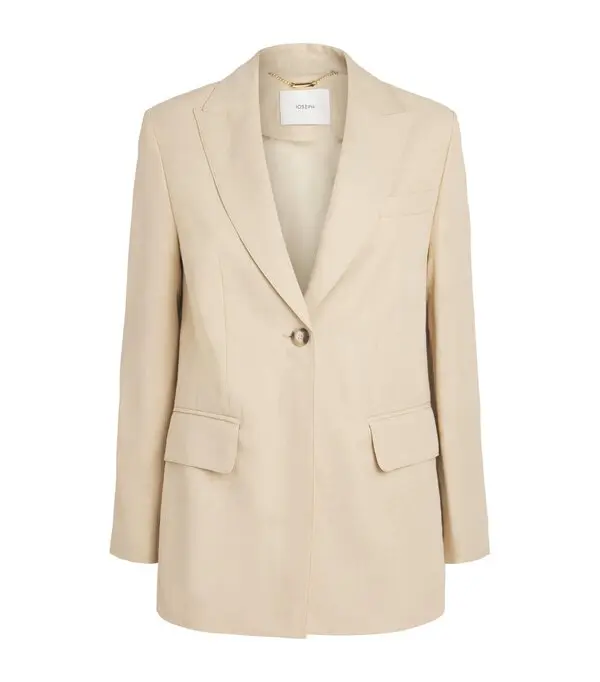 JOSEPH Rochd Single-button Blazer - Pink