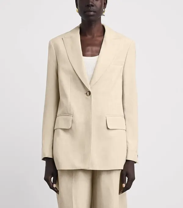 JOSEPH Rochd Single-button Blazer - Pink