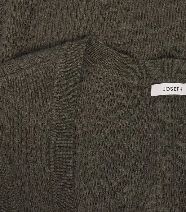 JOSEPH Knit Scoop-neck Alaou Top - Green