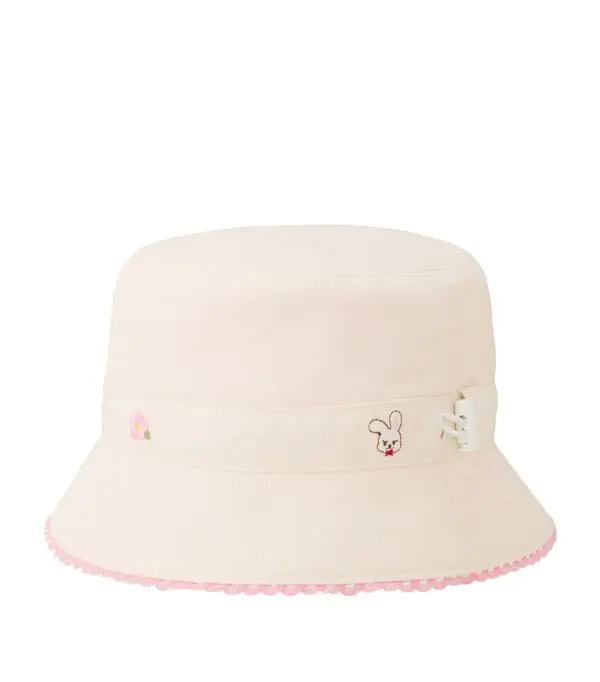 MIKI HOUSE Reversible Sun Hat - White