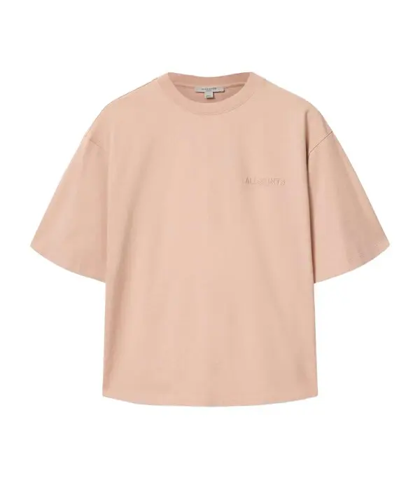 ALLSAINTS Organic Cotton Graphic T-shirt - Pink