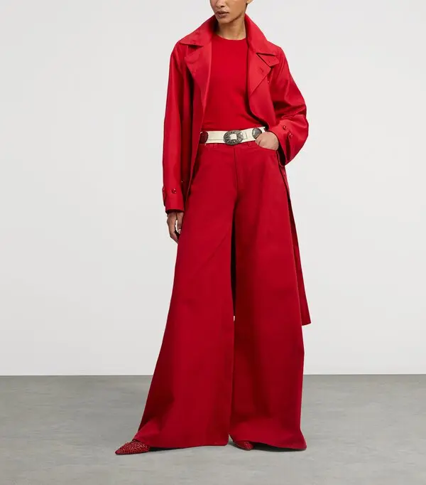 Ralph Lauren Leather Concho Belt