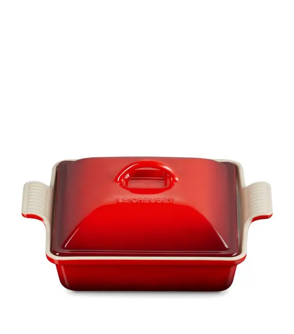 LE CREUSET Stoneware Square Dish - Red