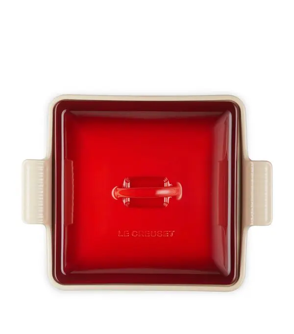 LE CREUSET Stoneware Square Dish - Red