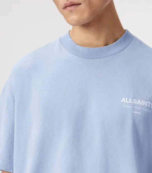 ALLSAINTS Organic Cotton Underground T-shirt - Blue
