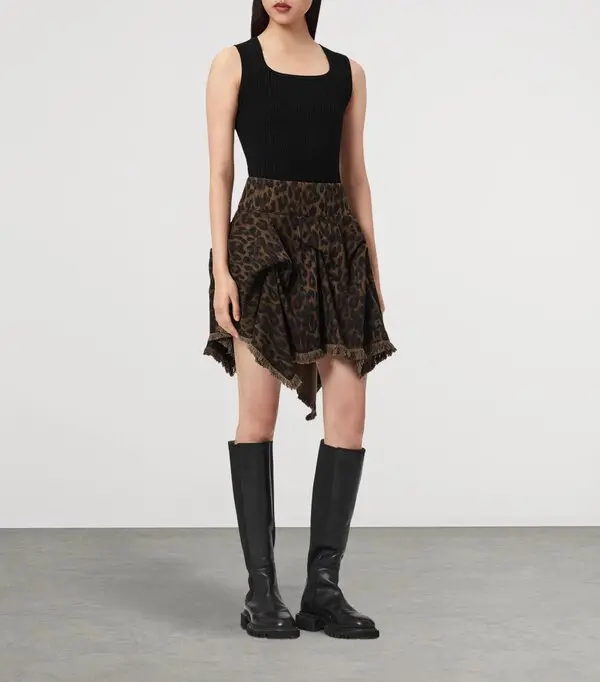 ALLSAINTS Crissy Mini Skirt