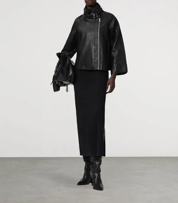 ALLSAINTS Leather Rhodes Jacket