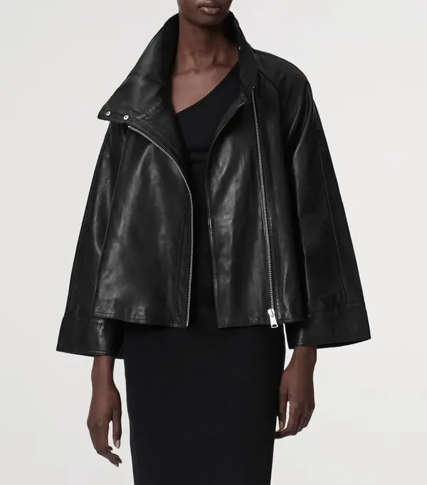 ALLSAINTS Leather Rhodes Jacket