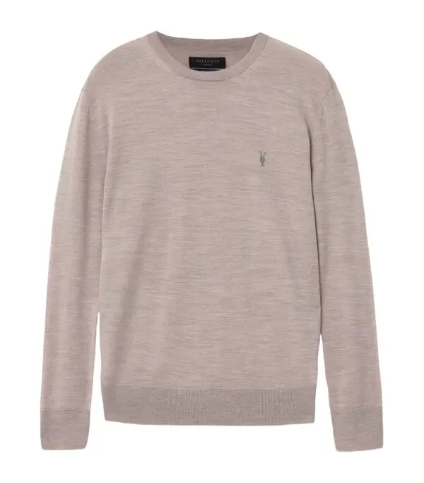 ALLSAINTS Merino Wool Mode Sweater - Beige