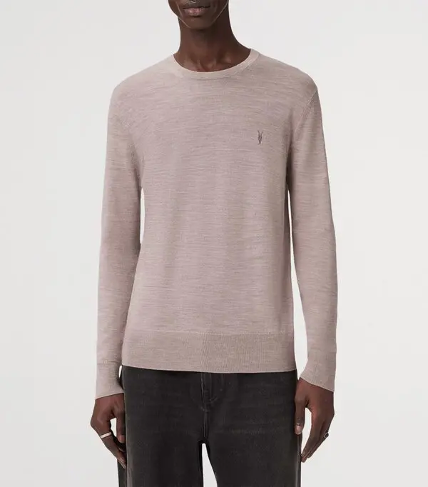 ALLSAINTS Merino Wool Mode Sweater - Beige