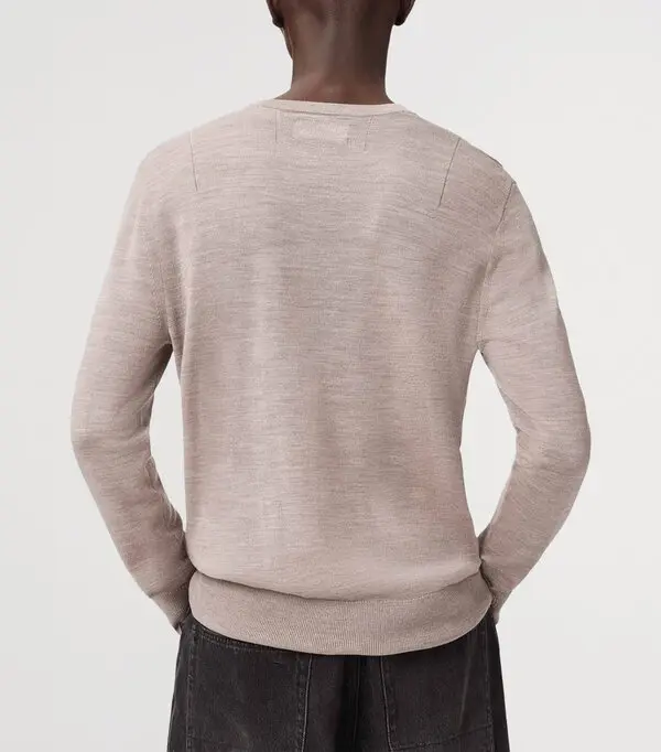 ALLSAINTS Merino Wool Mode Sweater - Beige