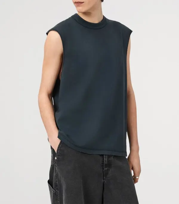 ALLSAINTS Cotton Sleeveless Cole T-shirt