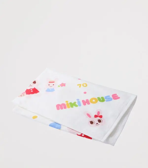 MIKI HOUSE Cotton Height Chart Bath Towel