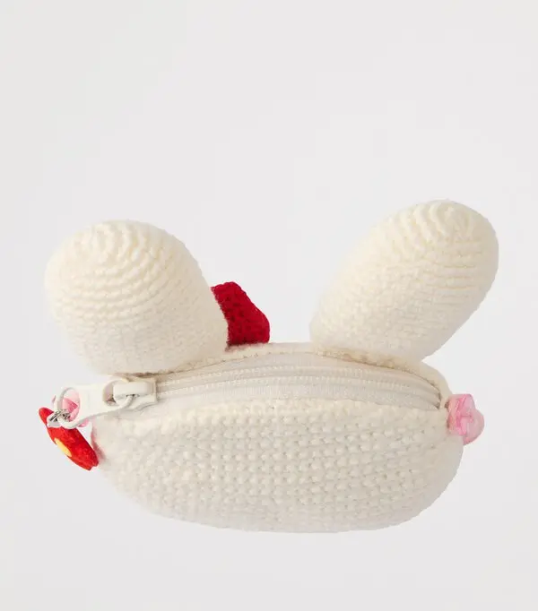 MIKI HOUSE Knitted Bunny Cross-body Bag