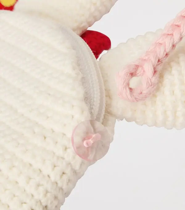 MIKI HOUSE Knitted Bunny Cross-body Bag