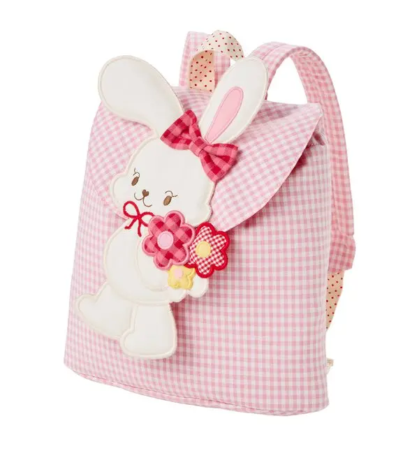 MIKI HOUSE Cotton-blend Chieco Saku Backpack - Pink