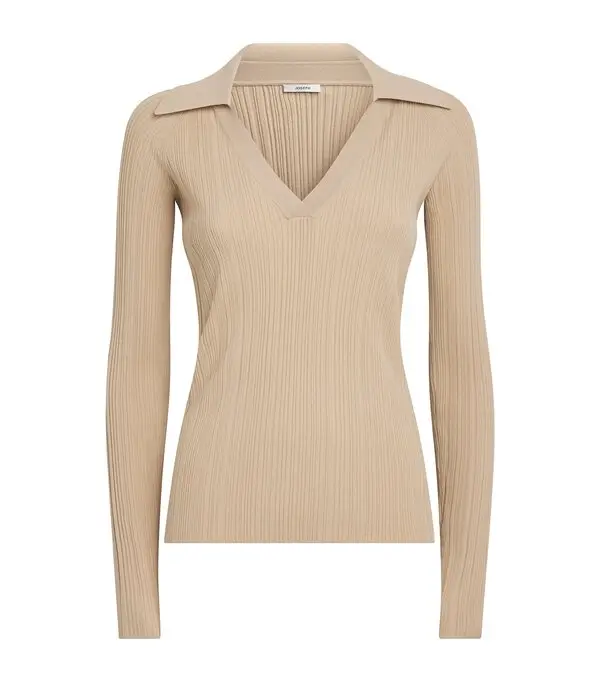 JOSEPH Plissé Chelia Top