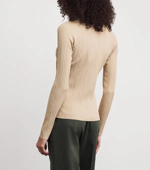 JOSEPH Plissé Chelia Top