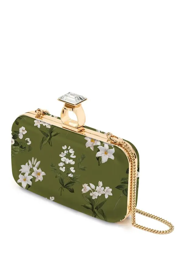 Sachin & Babi On The Rocks Embellished Clutch - Moss Formosa