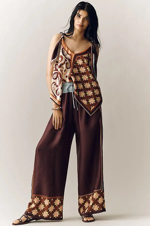 ALEMAIS Wilson Silk Pants