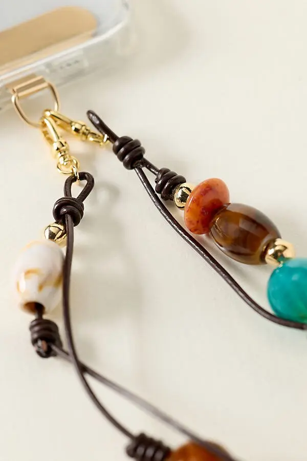 Anthropologie Beaded Phone Chain