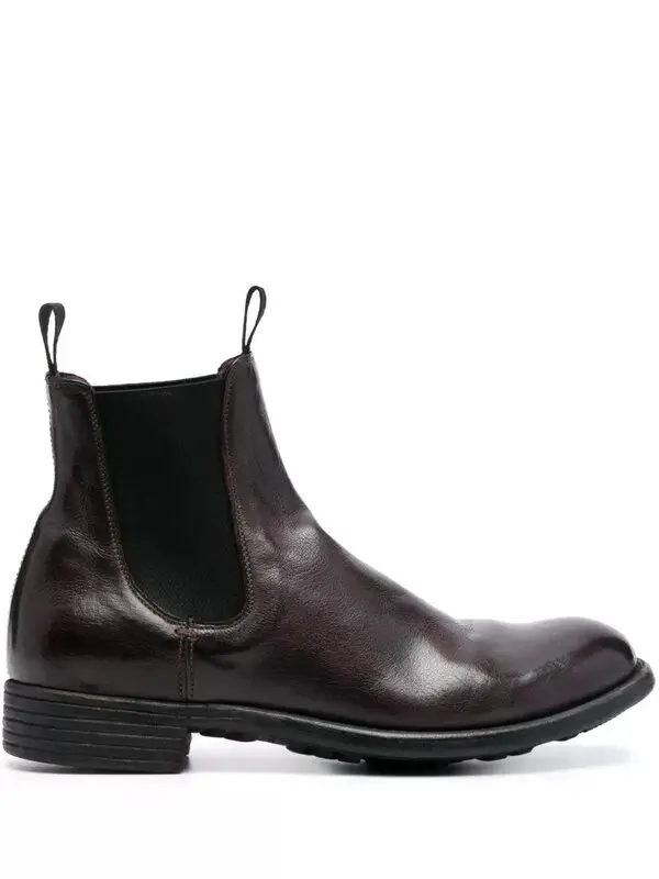 Officine Creative Calixte 004 Leather Ankle Boots