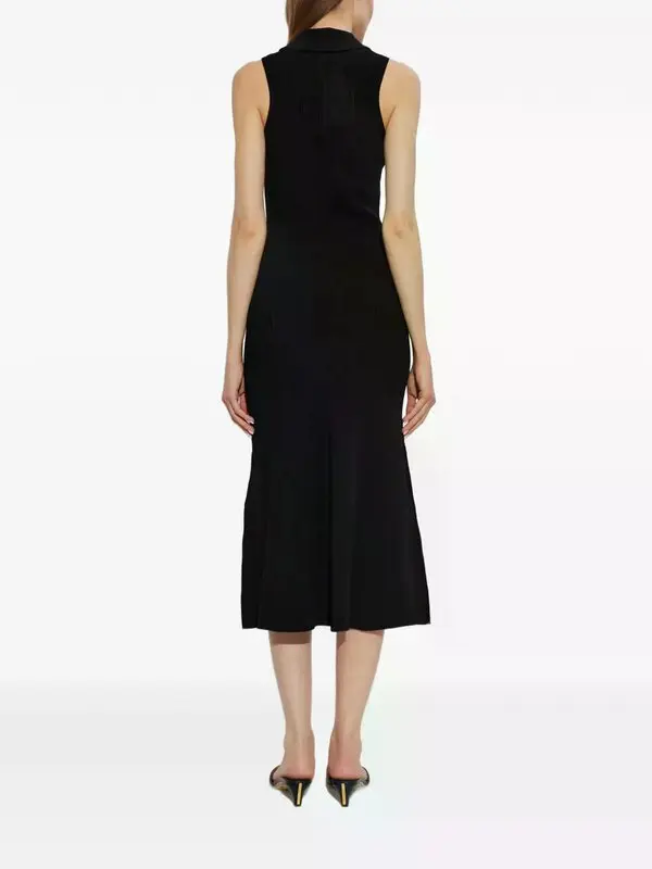 Victoria Beckham Collared Midi Dress