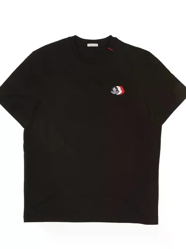 Moncler Logo-patch T-shirt - Black