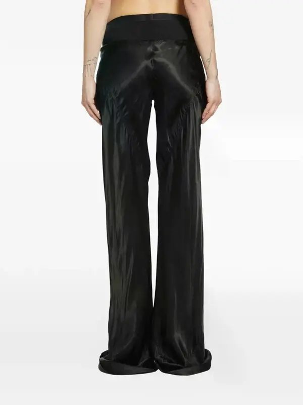 Rick Owens Ribbed-waistband Panelled Trousers