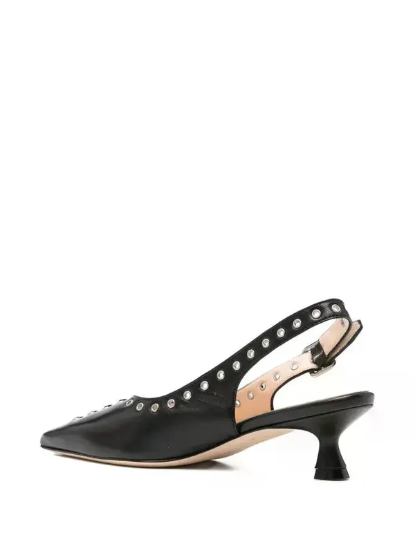 ANNA F. Eyelet Pointed Slingback Shoes