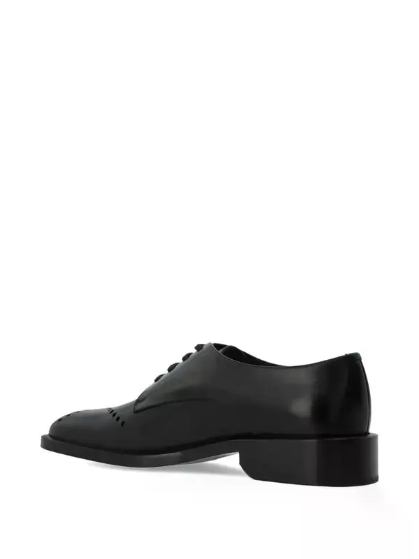JIL SANDER Perforated Leather Derby Shoes