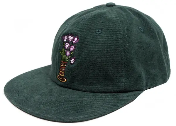 Supreme Flowers 6-panel Cap - Dark Green