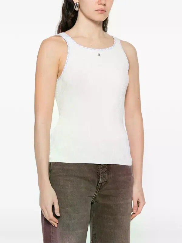 Sandro Ribbed Knit Tank Top