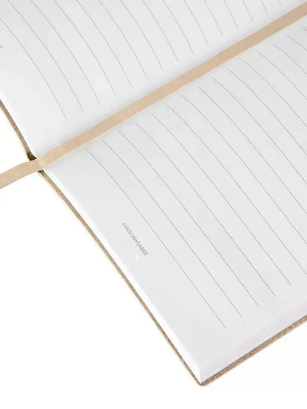 MAISON DE SABRE Leather Notebook - Neutrals