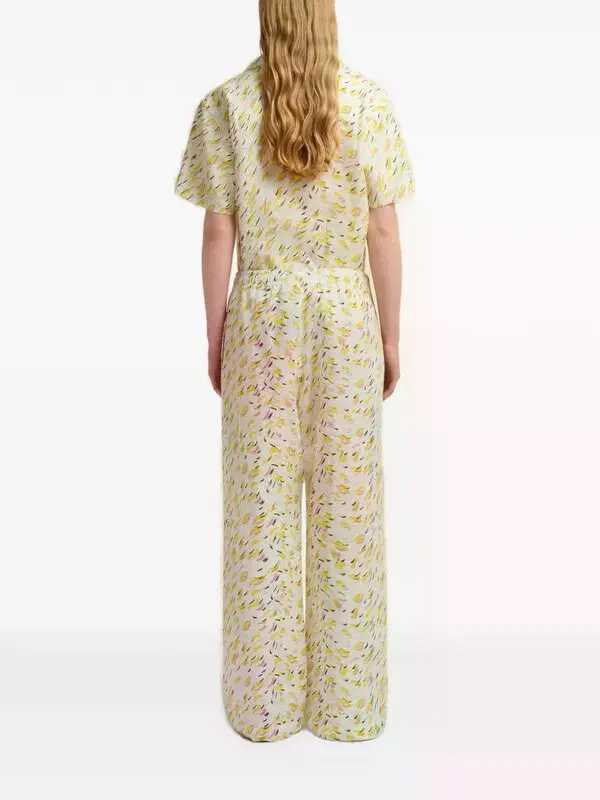 Marni Abstract Print Palazzo Pants