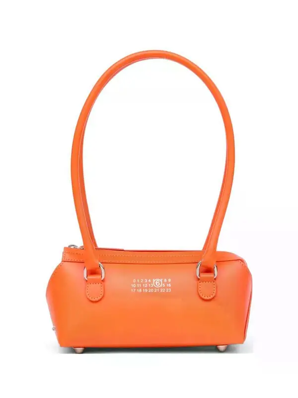 MAISON MARGIELA Mini Leather Shoulder Bag - Orange