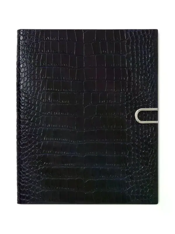 Smythson Slide Weekly Vertical Diary - Blue
