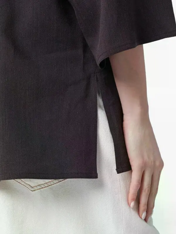 DARKPARK Dora Delave Wide-sleeved Shirt - Brown